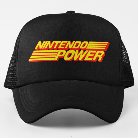 Accessories | New Nintendo Power Magazine Logo Foam Trucker Mesh ...